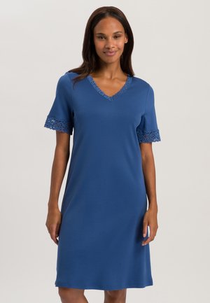 Hanro KURZARM - Camicia da notte - blue glow/celeste - Zalando.it