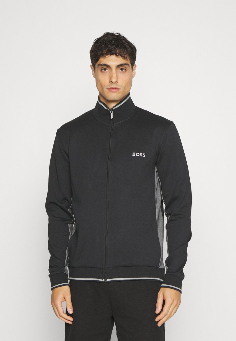 BOSS TRACKSUIT JACKET - Haut de pyjama - black/noir - ZALANDO.BE