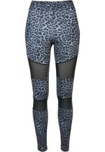 Urban Classics TECH MESH AOP - Leggings - snowleo/vit - Zalando.se