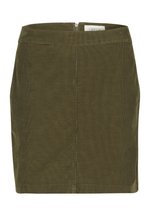 Cartoon MIT EINGRIFFTASCHEN - A-Linien-Rock - dunkelgrün/grün - Zalando.de