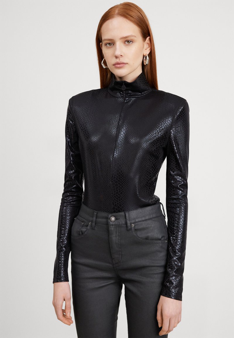 Cras KIM - Topper langermet - black/svart - Zalando.no