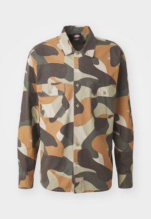 Kaotiko WORK JACKET KFC UNISEX - Veste en jean - chicken/doré - ZALANDO.FR