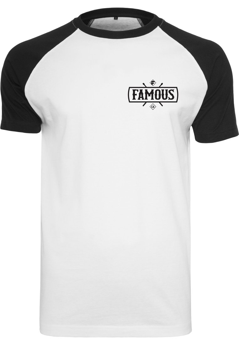 Mister Tee T Shirt Print White Black Weiß Zalando De