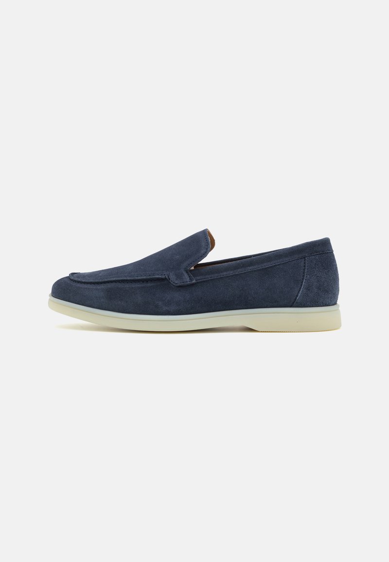Hackett London MARTIN SIGNATURE - Slippers - navy blue/mørkeblå ...