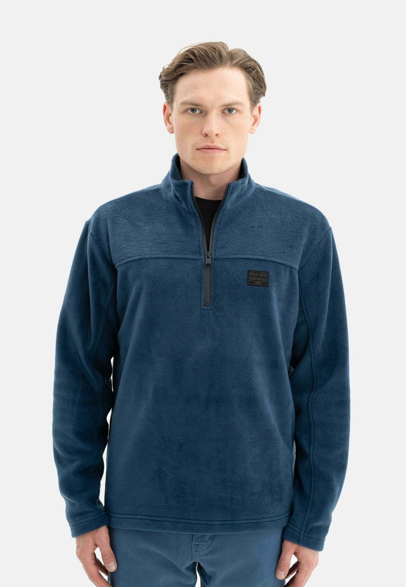Arma HALF ZIP HIGH NECK - Felpa in pile - sax/blu - Zalando.it