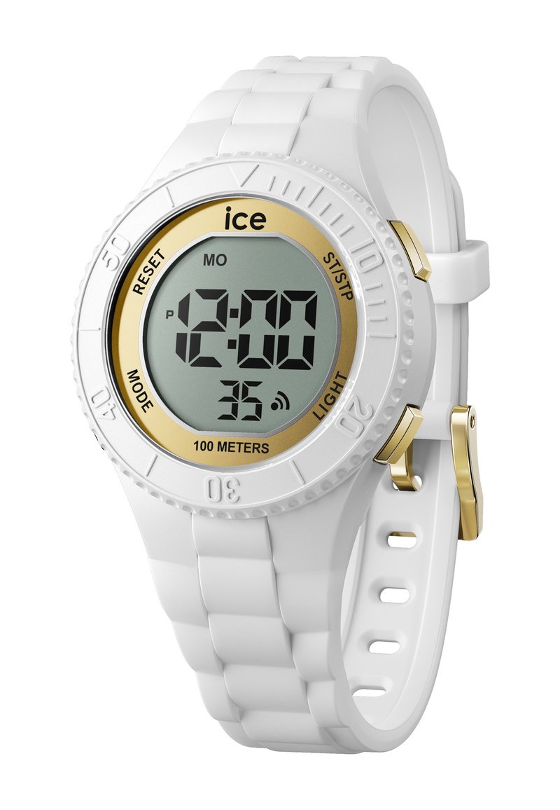Ice-Watch Digitalure - whit/gold s/hvid - Zalando.dk