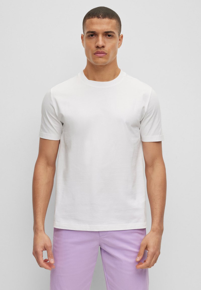 BOSS TEE - Basic T-shirt - white - Zalando