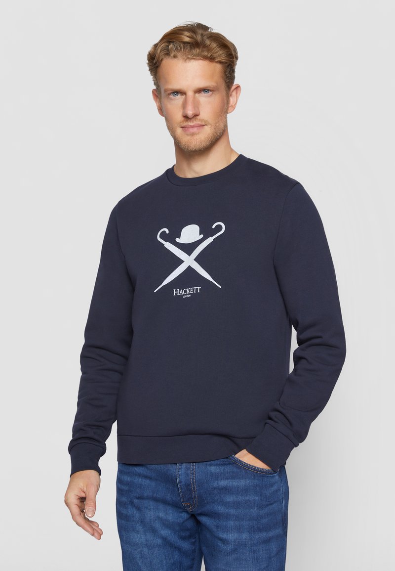 Hackett London LARGE LOGO - Sweatshirt - navy/dunkelblau - Zalando.ch