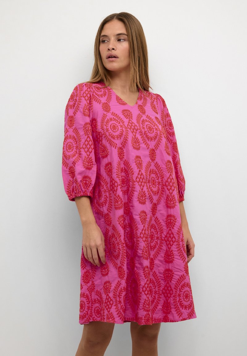 Culture TIA - Day dress - fuchsia pink/pink - Zalando.de