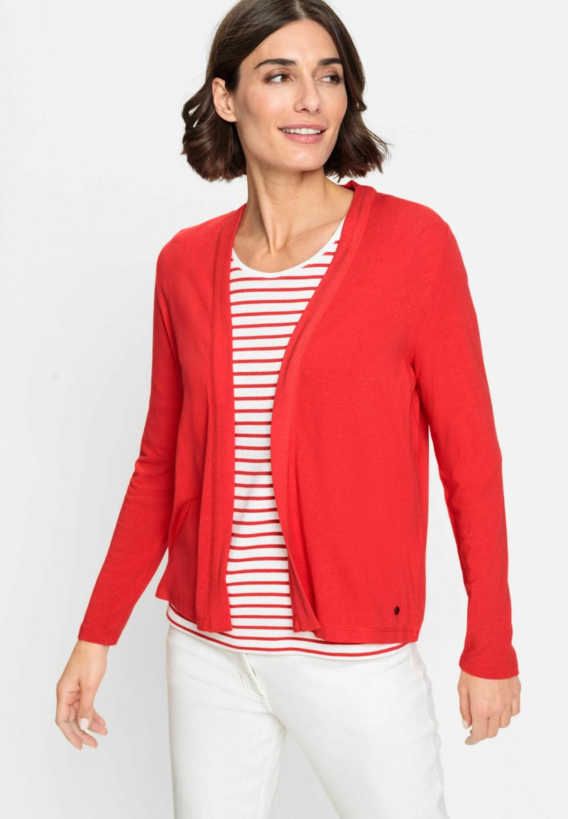 Olsen Cardigan - rot/red - Zalando
