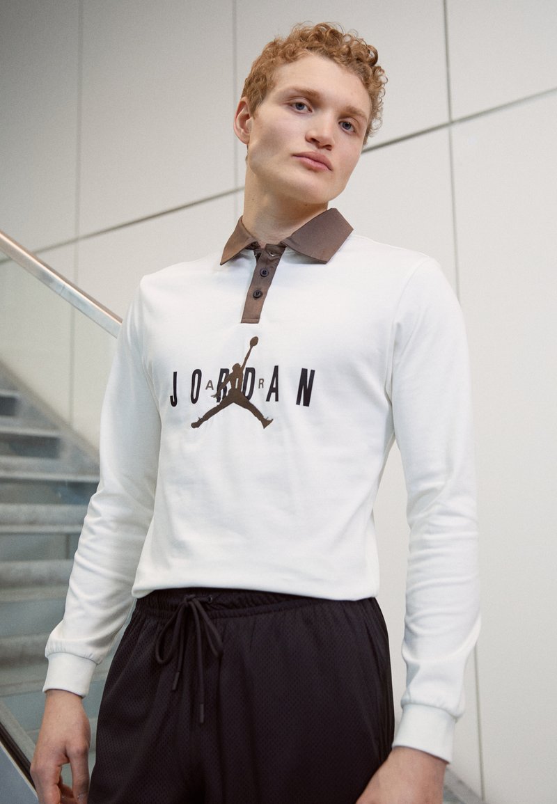 Jordan RUGBY - Poloshirt - sail/palomino/crème - Zalando.nl