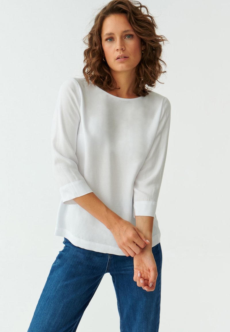 TATUUM AFELIAMI - Blouse - white - Zalando.ie