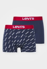 Levi's® MEN LOGO BRIEF 2 PACK - Boxers - blue/white/red/blauw - Zalando.nl
