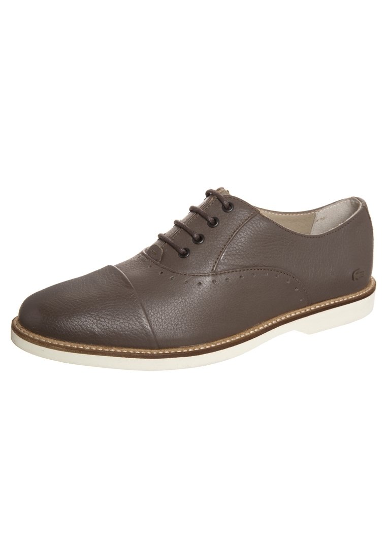 Lacoste Chaussures a lacets brown marron Seconde main ZALANDO.FR
