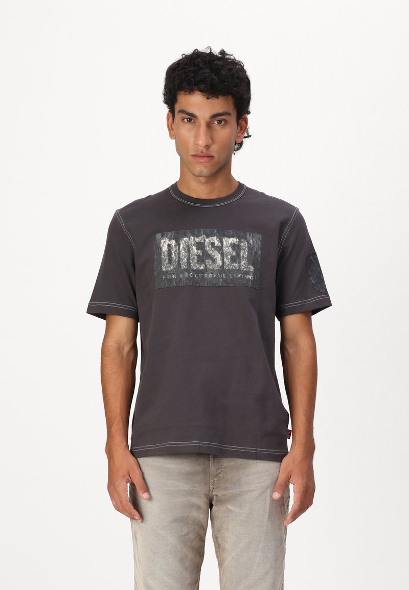 Diesel Print T-shirt - black - Zalando.ie