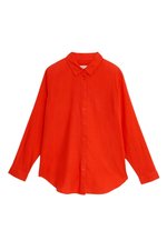 Marks & Spencer COLLARED RELAXED SHIRT - Košile - flame/červená ...