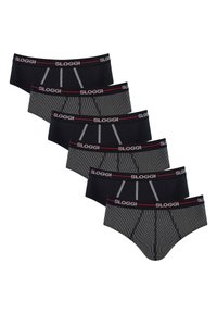 Sloggi Start - 6er Pack Mini - Trusser - red dark combination/rød ...