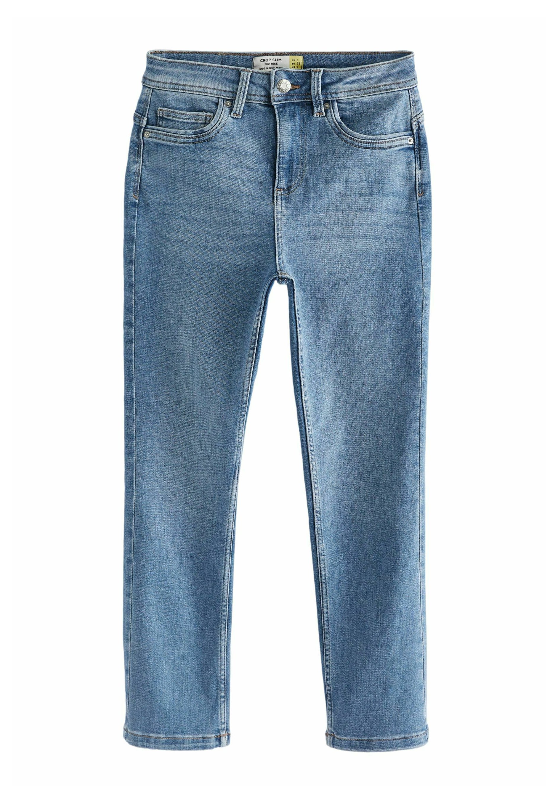 Next CROPPED Jeans slim fit mid blue blu Zalando