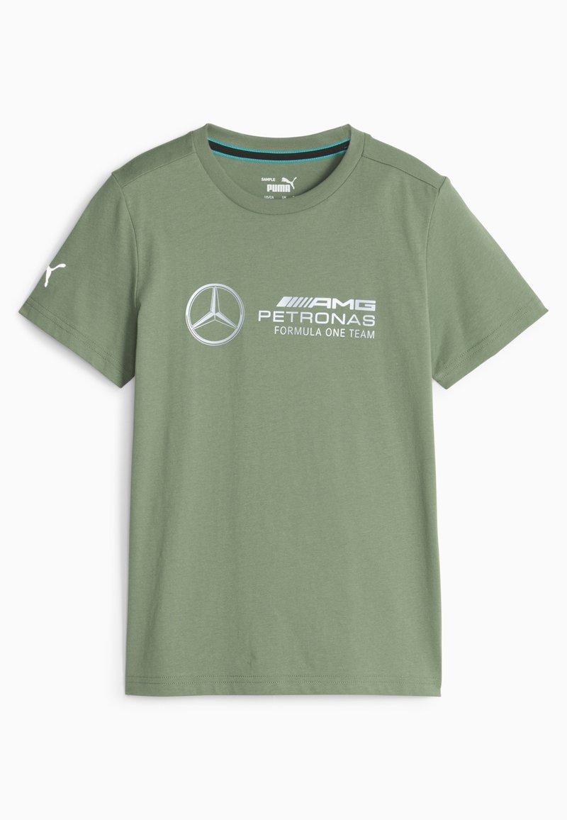 Puma MERCEDES-AMG PETRONAS MOTORSPORT-LOGO - T-Shirt print - eucalyptus ...