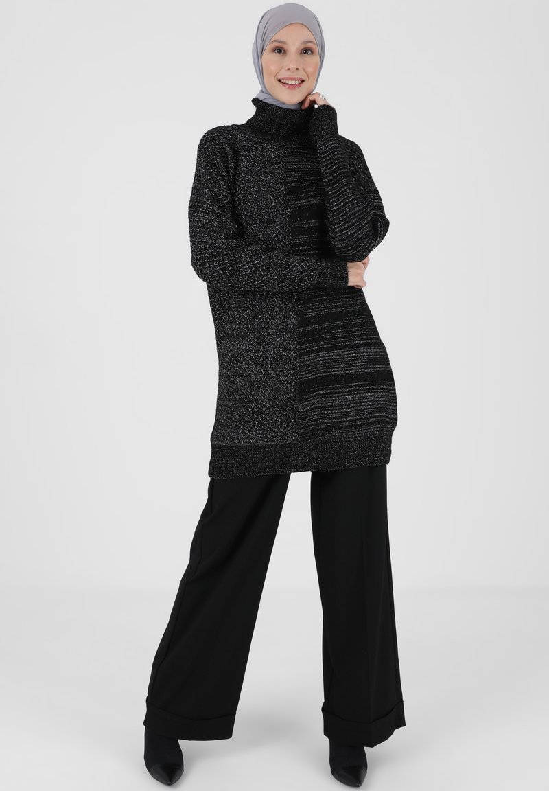 Modanisa Strickpullover - black/schwarz - Zalando.de