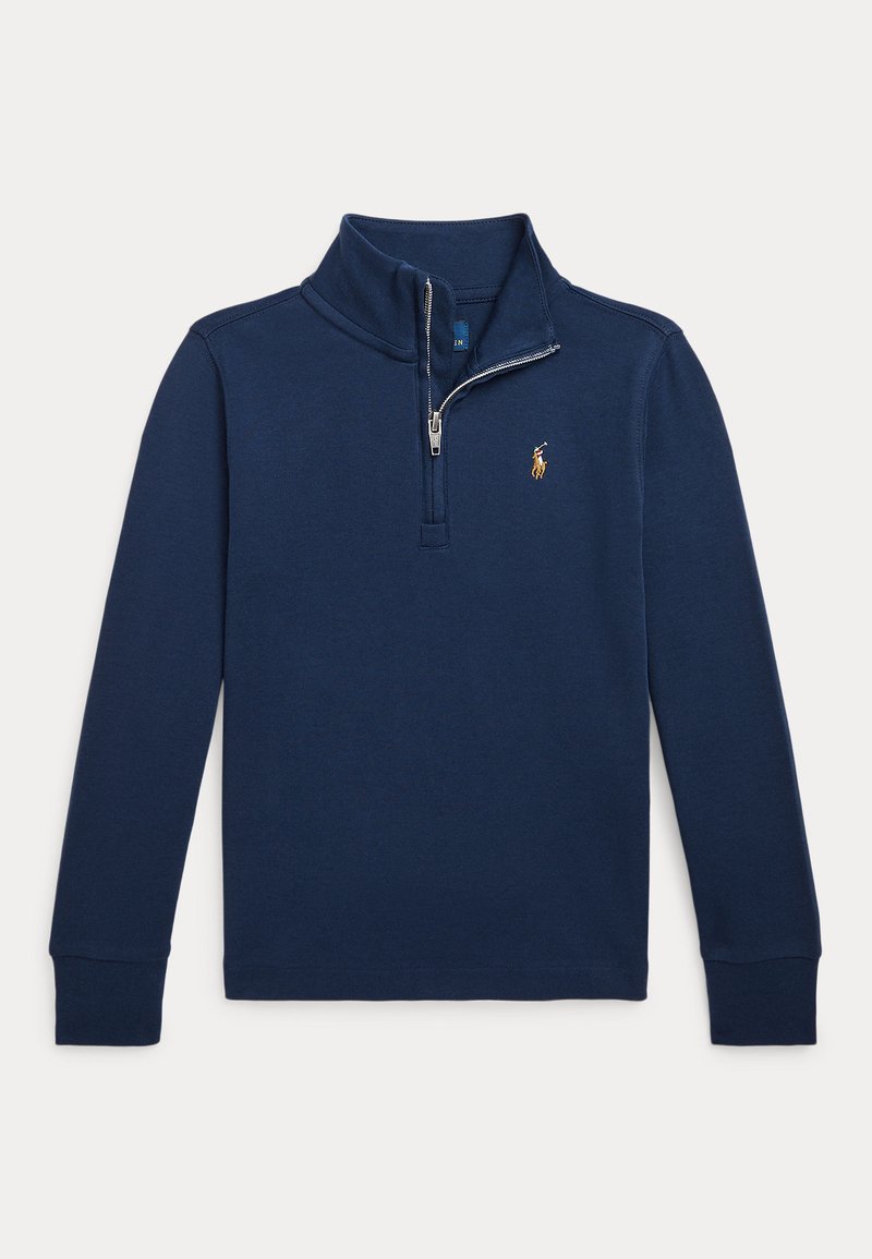 Polo Ralph Lauren COTTON INTERLOCK QUARTER-ZIP PULLOVER - Long sleeved ...