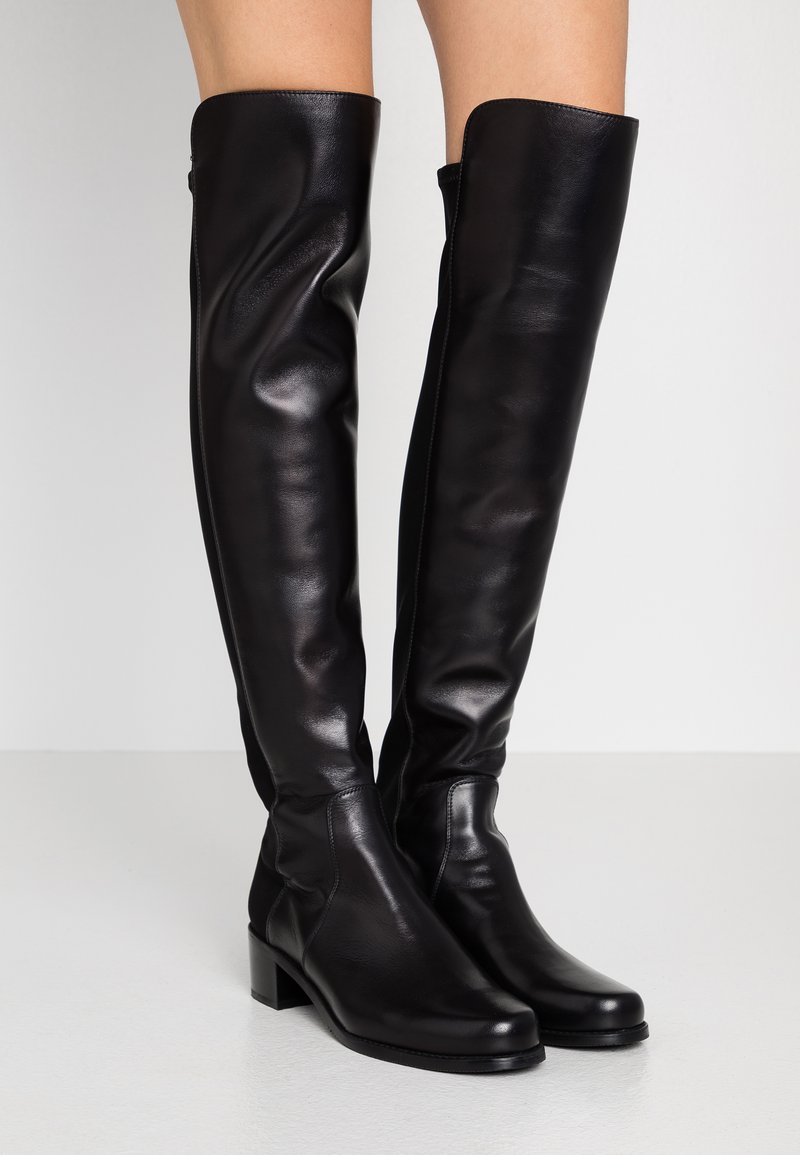 Stuart Weitzman RESERVE - Over-the-knee boots - black/black - Zalando.ie