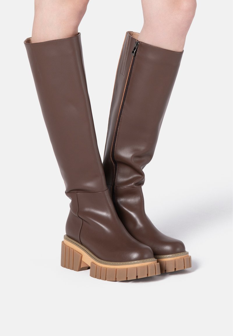 L37 LONDON - Plateaulaarzen - brown/bruin - Zalando.be