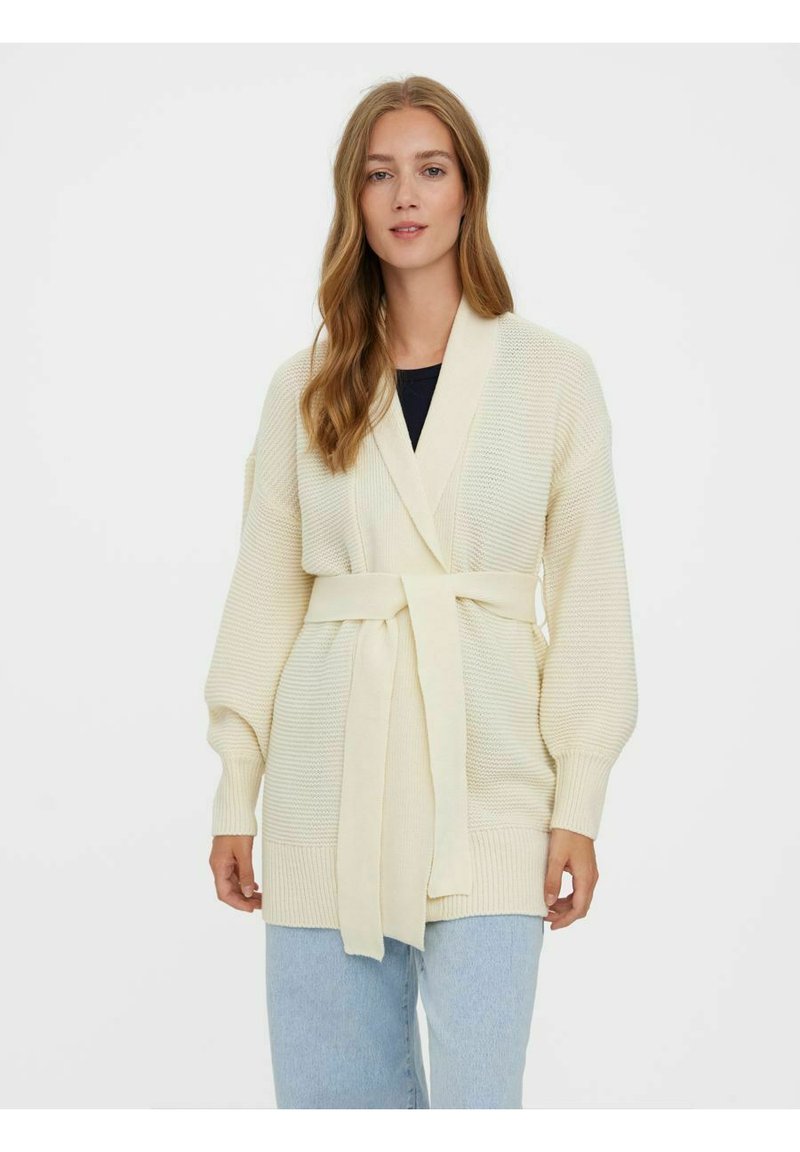 Vero Moda Neuletakki - birch/beige - Zalando.fi
