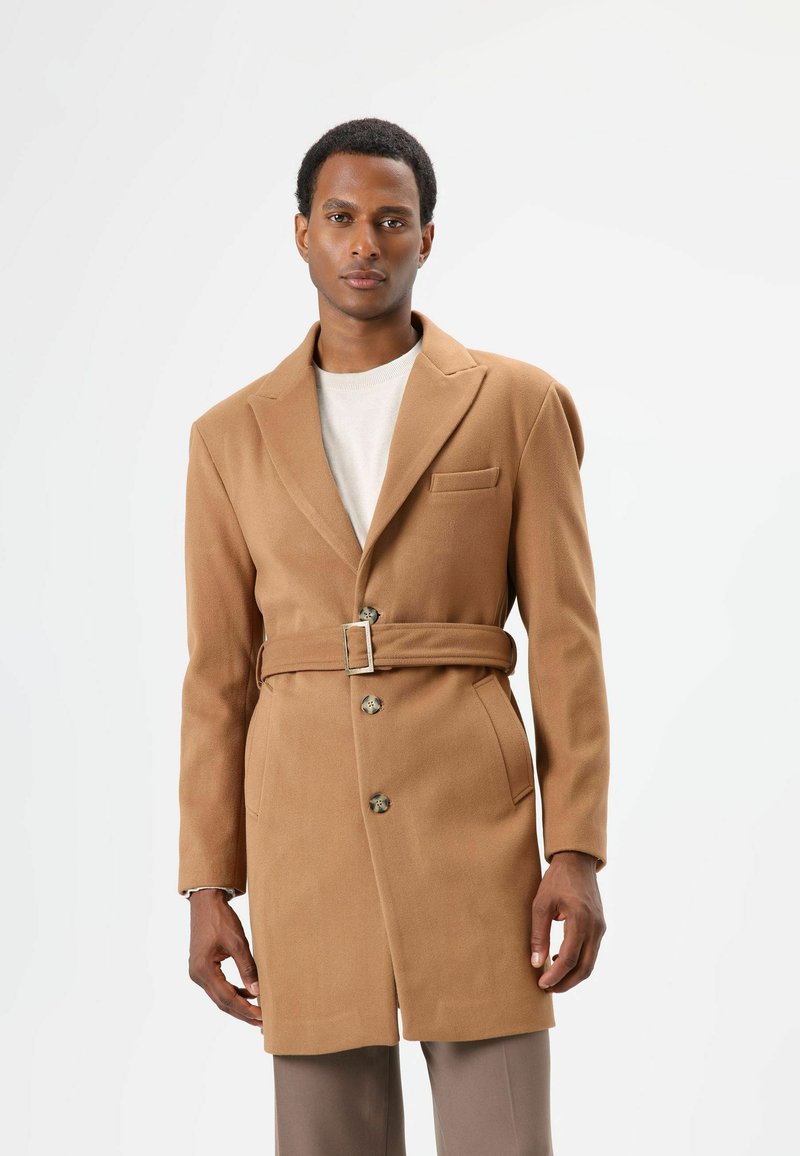 Lucy & Sam BELTED - Trench - tan/havane - ZALANDO.FR