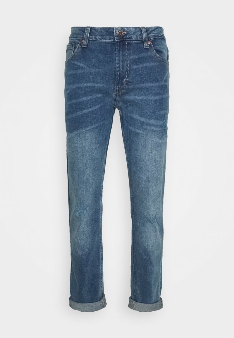 Denim Project DPMMR RED LIGHT DESTROY - Džíny Slim Fit - sicily blue ...
