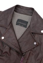 D'Arienzo KBC - Leather jacket - dark brown - Zalando.de