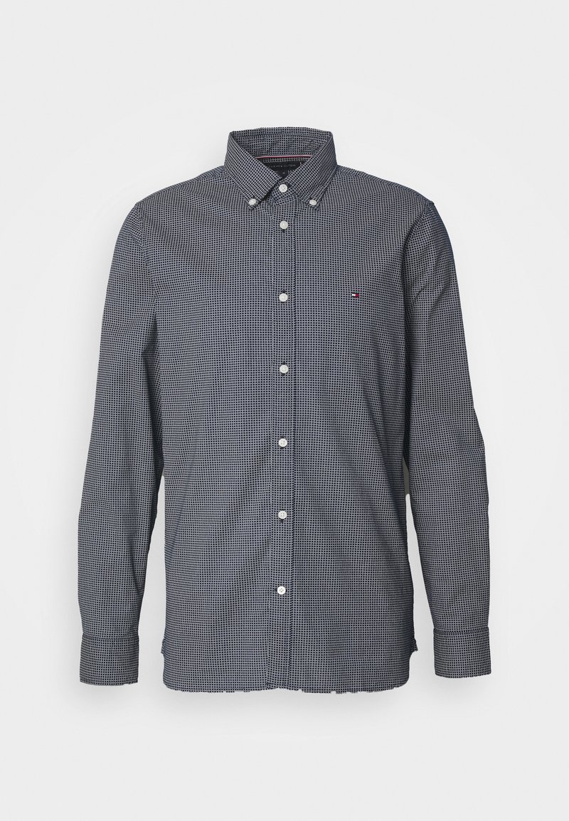 Tommy Hilfiger FLEX MICRO - Chemise - carbon navy/ancient white/bleu ...