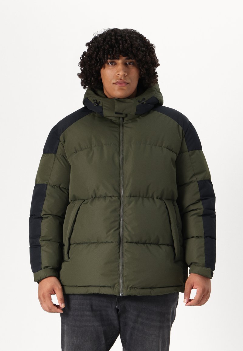 Jack & Jones JCOAERO - Winter jacket - forest night/black - Zalando.ie