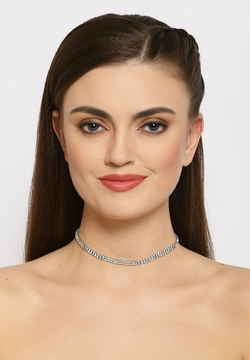 Avant-Garde Paris SILVER CRYSTAL NECKLACE - Collar - silver-coloured ...