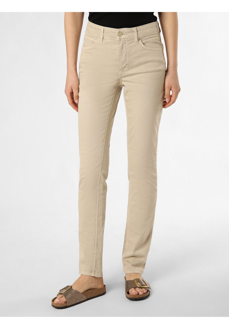 MAC Jeans MELANIE - Jeans Slim Fit - beige - Zalando.de