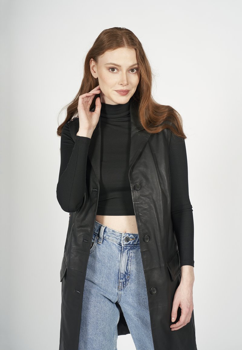 Freaky Nation NEW LOOK - Waistcoat - black leo/black - Zalando