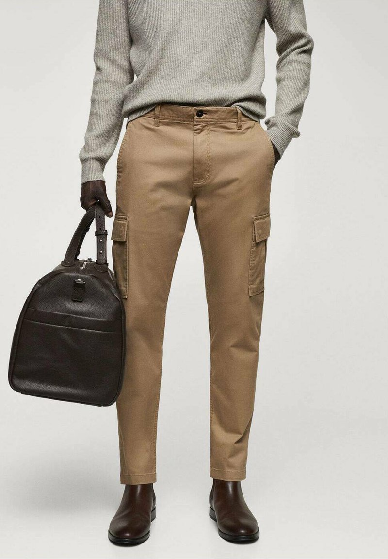 Mango ZEUS - Pantalones cargo - beige - Zalando.es