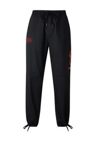 Ed Hardy SNAKE-VIPER TECH - Tracksuit bottoms - black - Zalando
