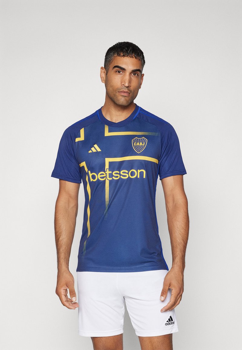 adidas Performance BOCA JUNIORS 3RD - Club wear - night sky/bold gold ...