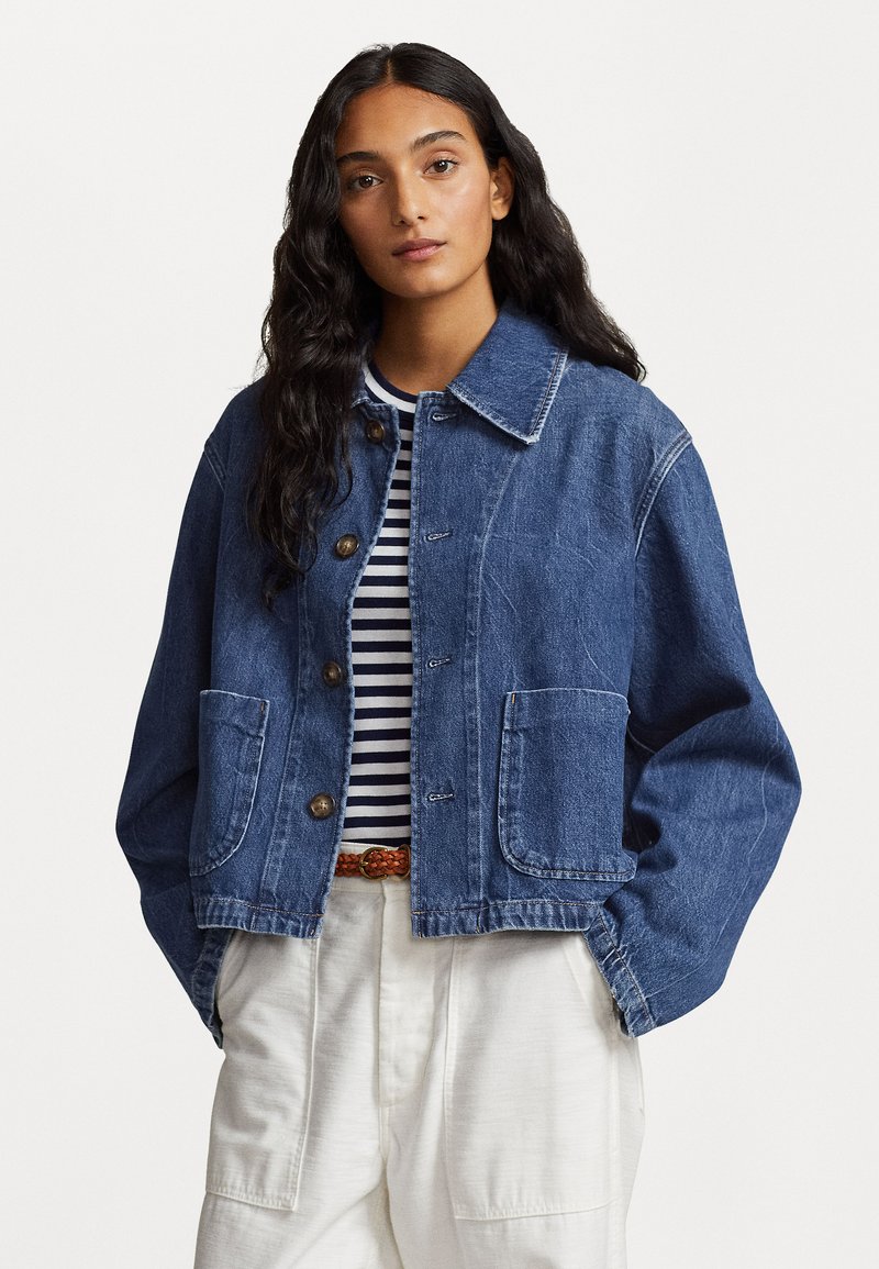 Polo Ralph Lauren CAR UNLINED COAT - Spijkerjas - wills wash/blauw ...