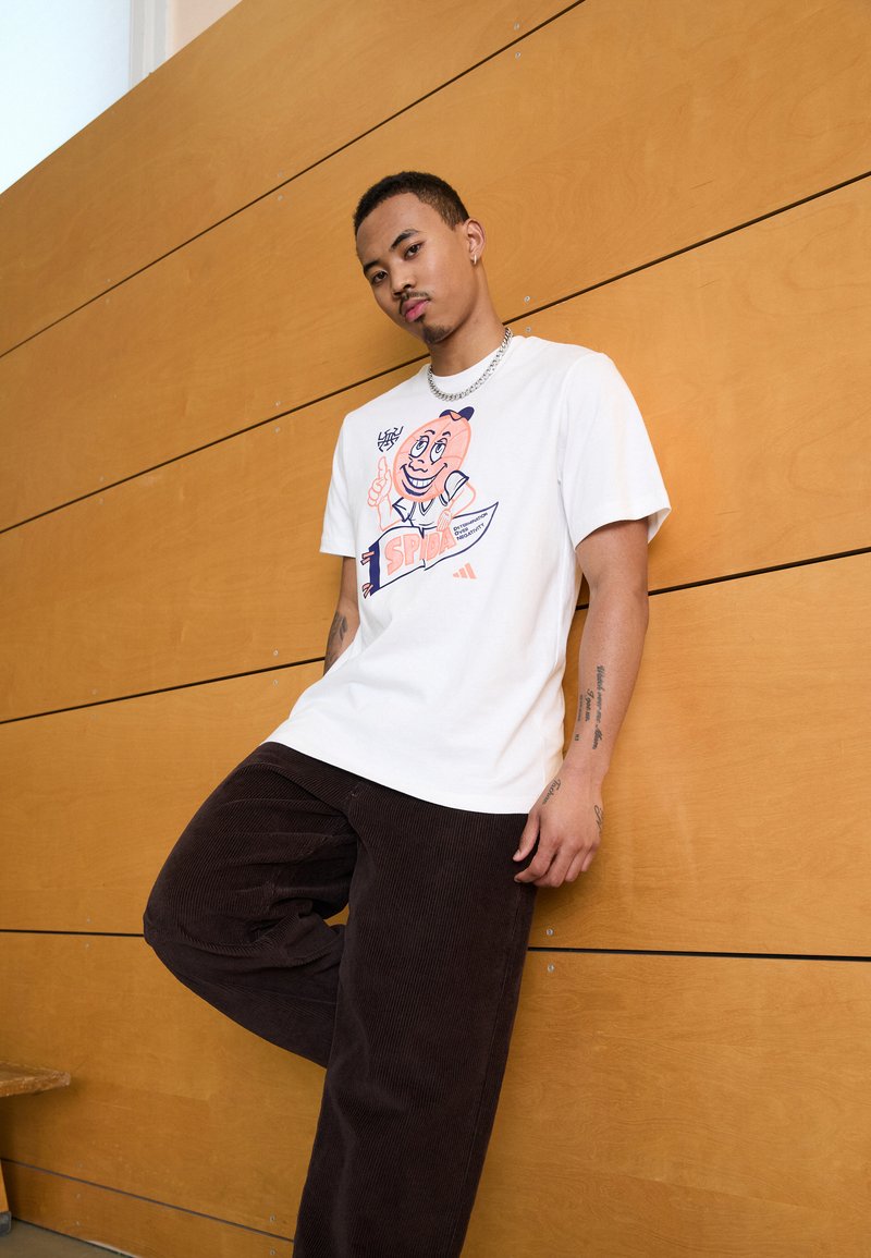 adidas Performance DON TEE - T-Shirt print - white/weiß - Zalando.ch