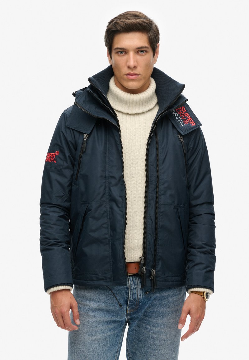 Superdry HOODED MOUNTAIN - Winter jacket - eclipse navy/blue - Zalando
