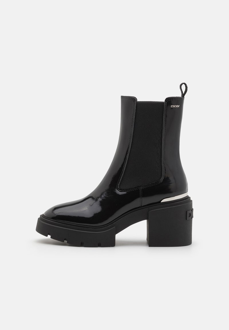 DKNY THANA PLATFORM CHELSEA BOOT - Plateaustøvletter - black/sort ...