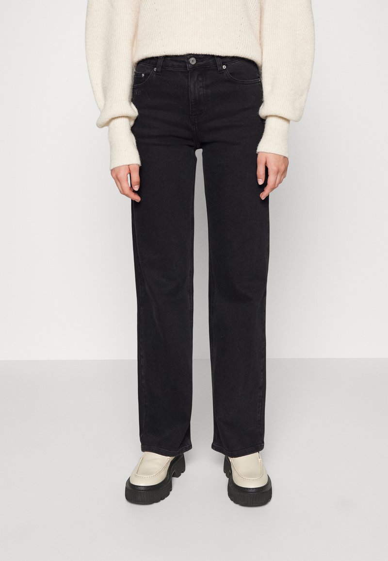 Soft Rebels WILLA PANT - Jeans Relaxed Fit - stone pavement/black denim - Zalando.at