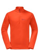 Jack Wolfskin BAISELBERG HZ M - Fleece trui - wild brier/lichtrood ...