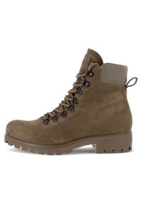 ECCO MODTRAY MID-CUT BOOT - Lace-up ankle boots - taupe/brown - Zalando ...