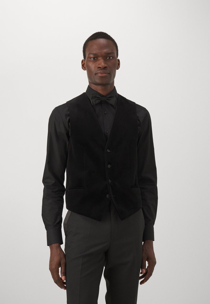HUGO VIN - Suit waistcoat - black - Zalando