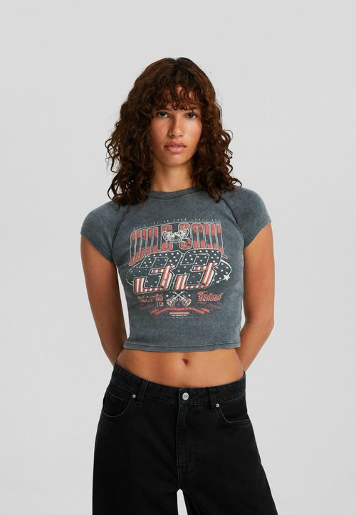 DEF SIZZA - T-Shirt print - peach/apricot - Zalando.ch