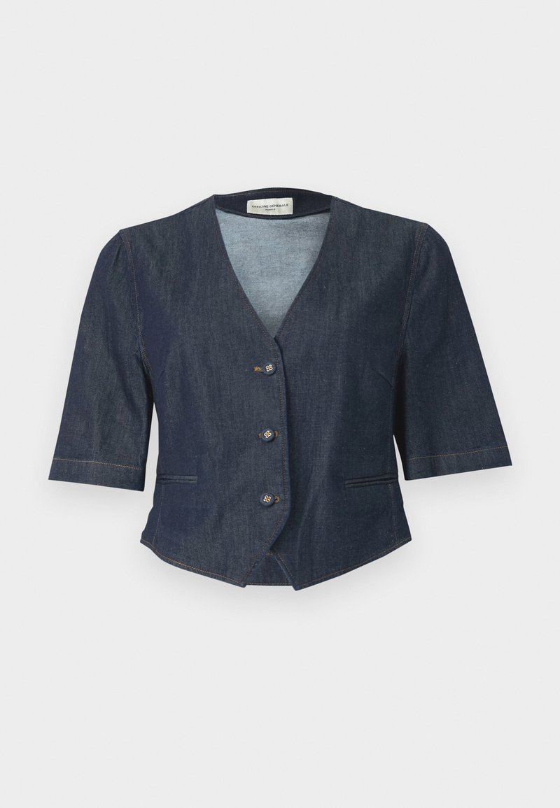 OFFICINE GENERALE LUBENA - Blouse - dark indigo/dark blue - Zalando