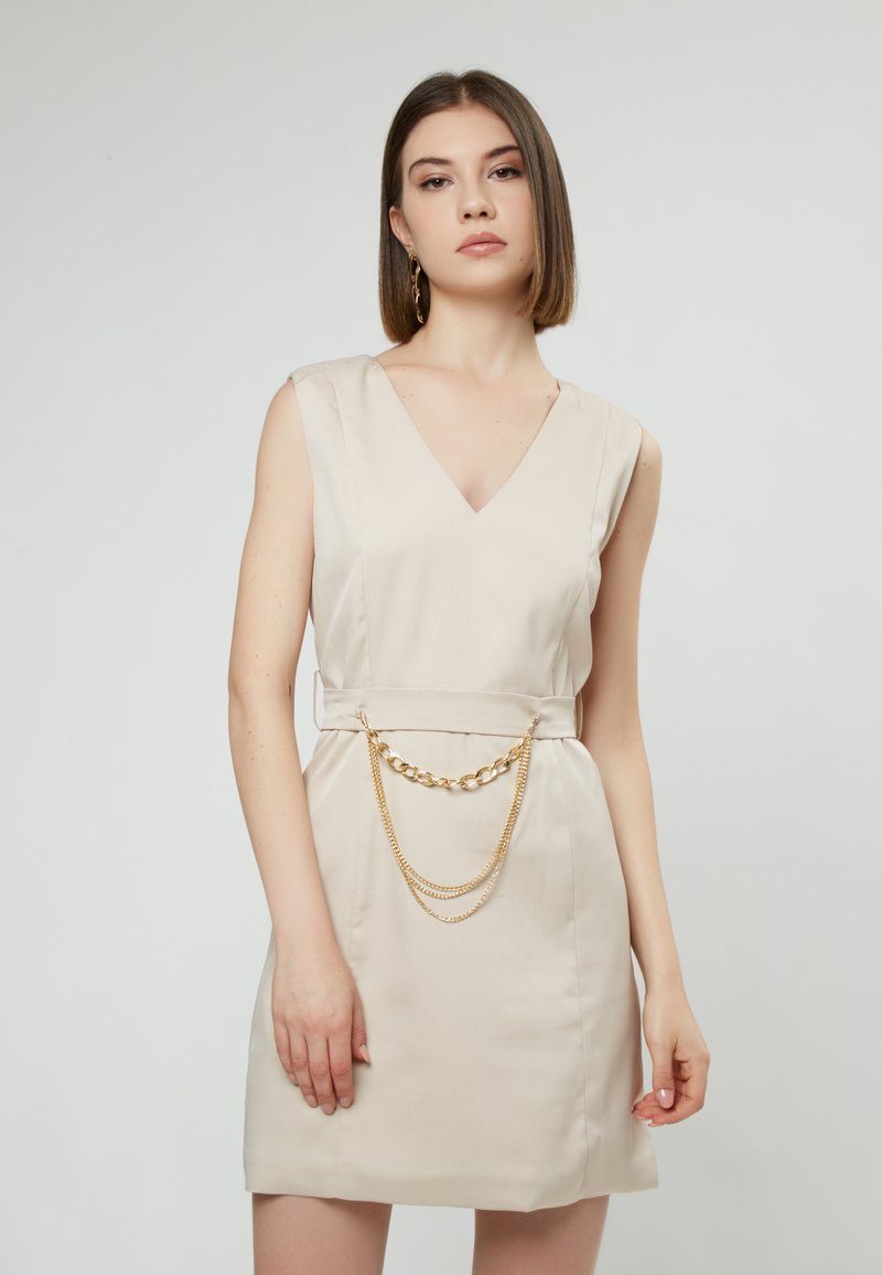 INFLUENCER Robe fourreau - beige - ZALANDO